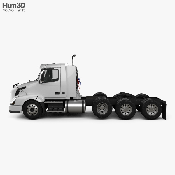 Volvo VNX (300) Tractor Truck 4-axle 2017 3D model - Download Truck on ...