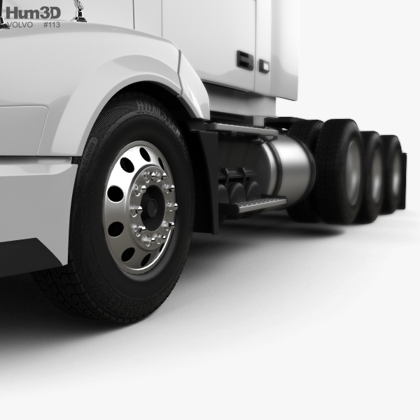 Volvo VNX (300) Tractor Truck 4-axle 2017 3D model - Download Truck on ...