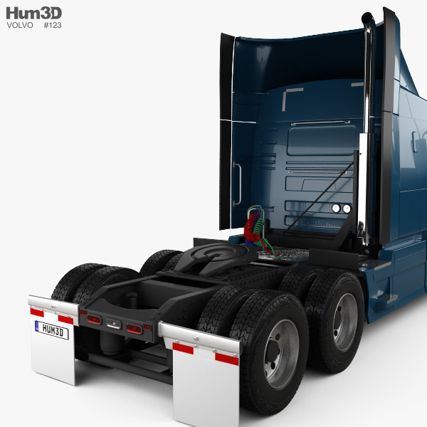 Volvo VAH (630) Tractor Truck 2017 3D model - Download Truck on ...