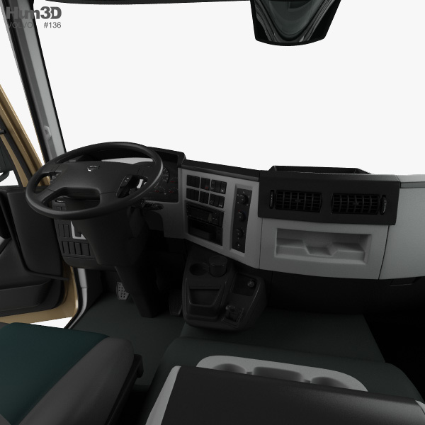 Volvo FL Camión Caja con interior 2016 Modelo 3D - Descargar Camión on ...