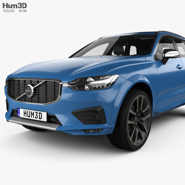 Volvo XC60 T6 R-Design with HQ interior 2020 3D model - Download ...