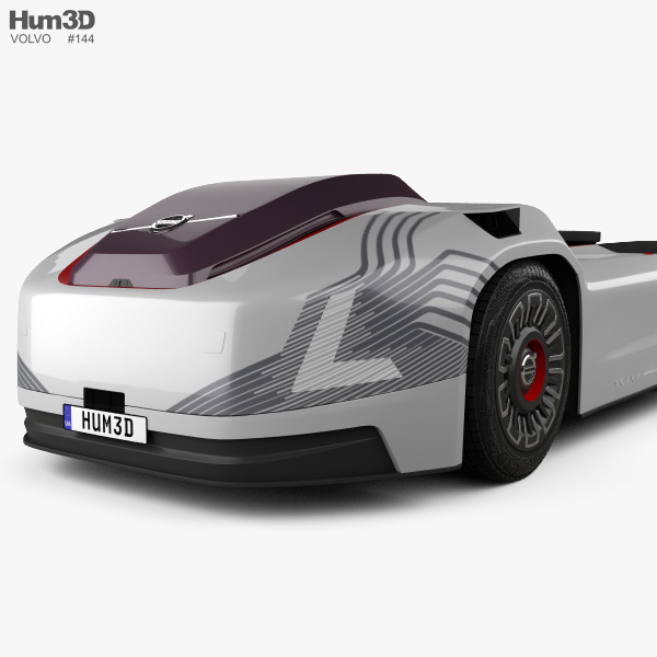 Volvo Vera Autonomous Prototype Tractor Truck 2020 3D model - Download ...