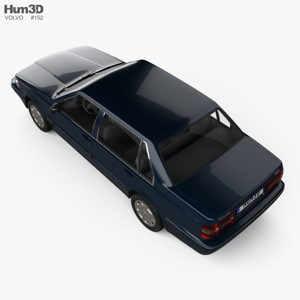 Volvo 960 sedan 1998 3D model - Download Sedan on 3DModels.org