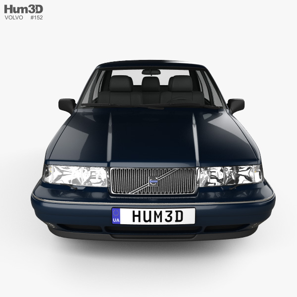 Volvo 960 sedan 1998 3D model - Download Sedan on 3DModels.org