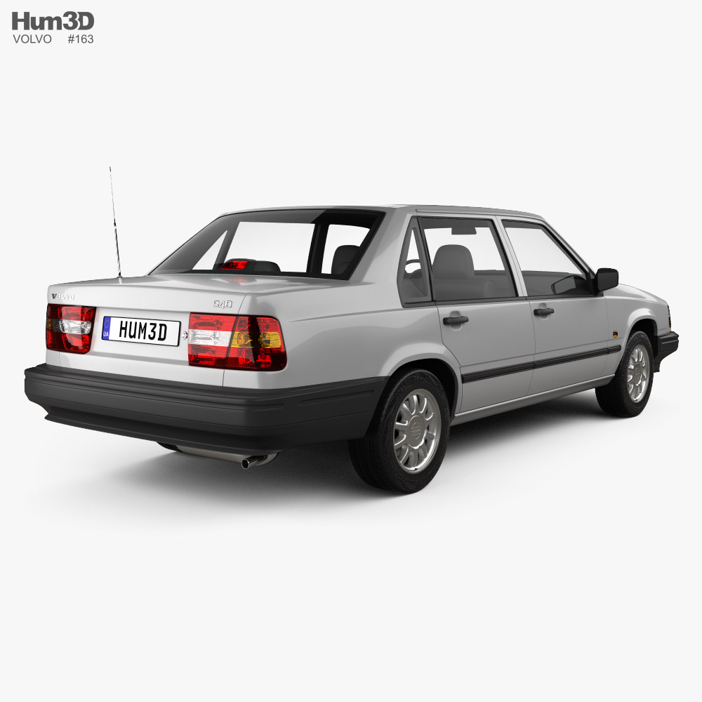 Volvo 940 1998 3D model - Download Sedan on 3DModels.org