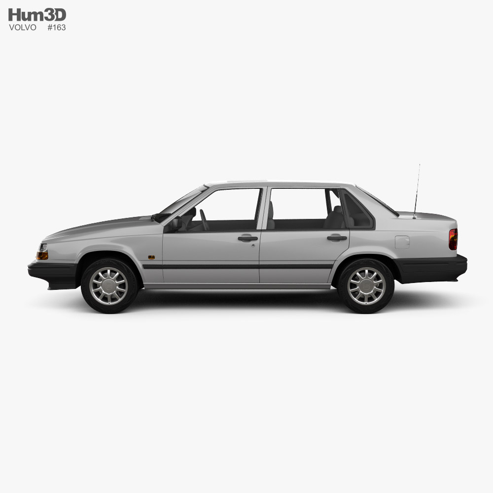 ボルボ 940 1998 3Dモデル - ダウンロード Sedan オン 3DModels.org