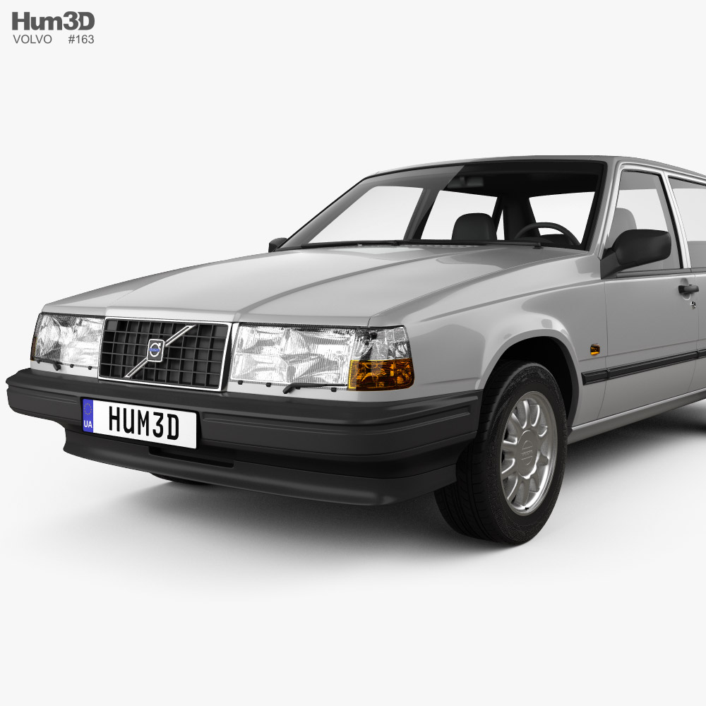 Volvo 940 1998 3D model - Download Sedan on 3DModels.org