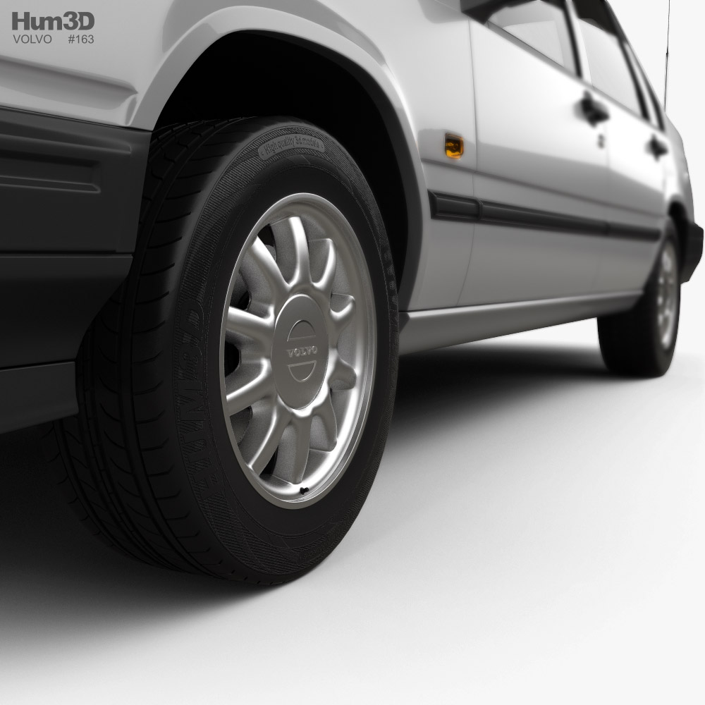 ボルボ 940 1998 3Dモデル - ダウンロード Sedan オン 3DModels.org