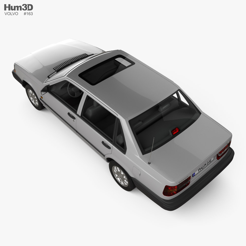 Volvo 940 1998 3D model - Download Sedan on 3DModels.org