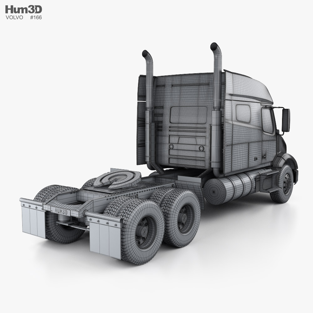 Volvo VNX 740 Tractor Truck 2023 3D model - Download Truck on 3DModels.org