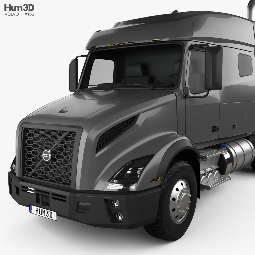 Volvo VNX 740 Tractor Truck 2023 3D model - Download Truck on 3DModels.org