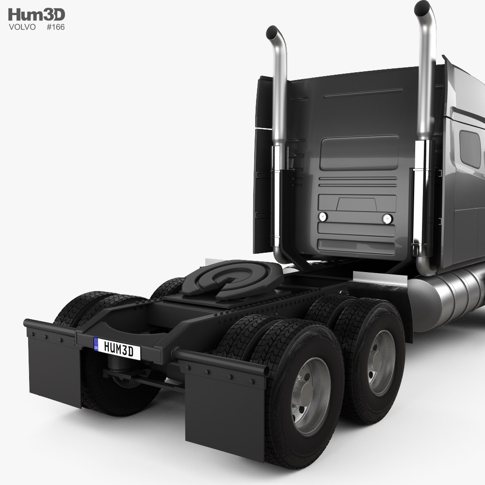 Volvo VNX 740 Tractor Truck 2023 3D model - Download Truck on 3DModels.org