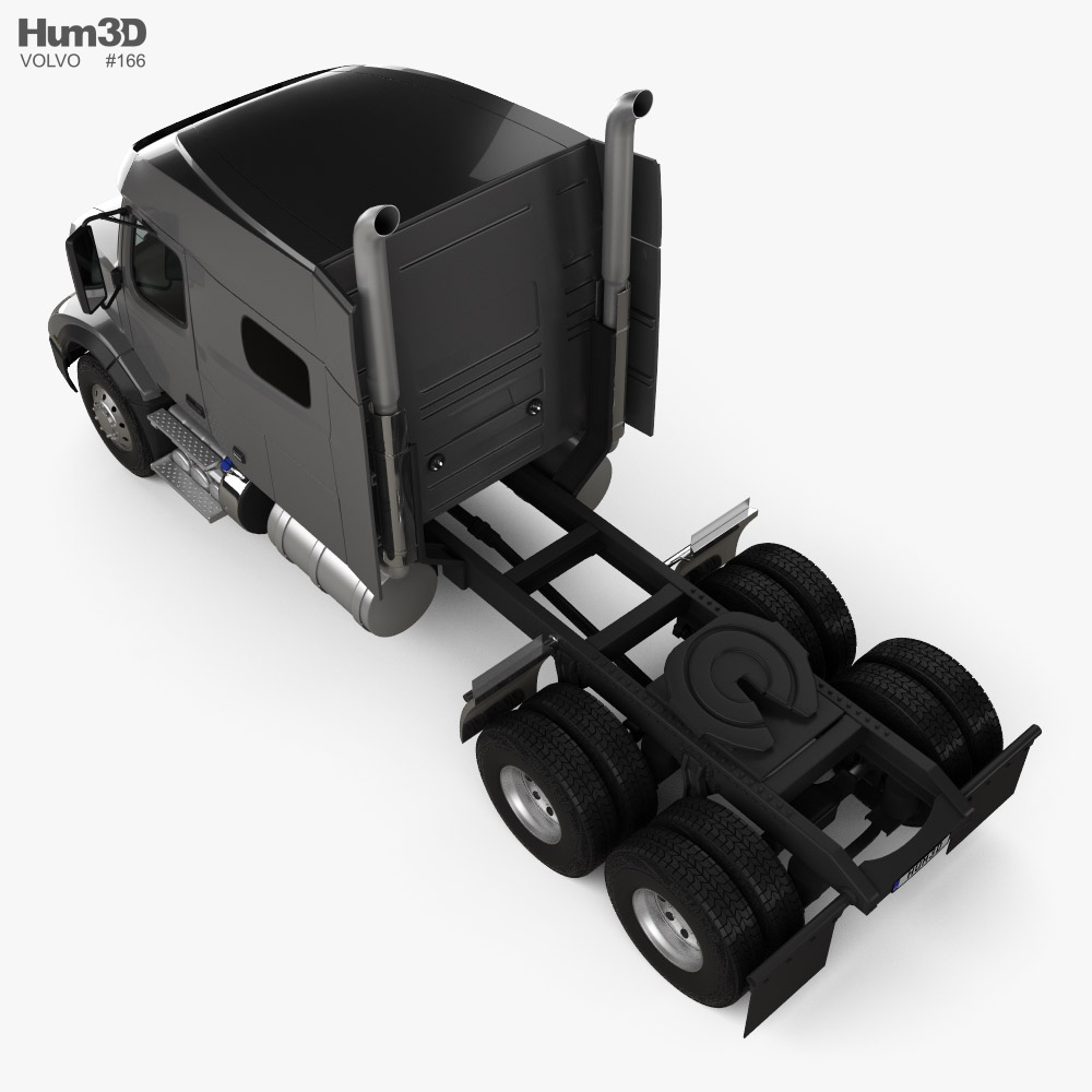 Volvo VNX 740 Tractor Truck 2023 3D model - Download Truck on 3DModels.org