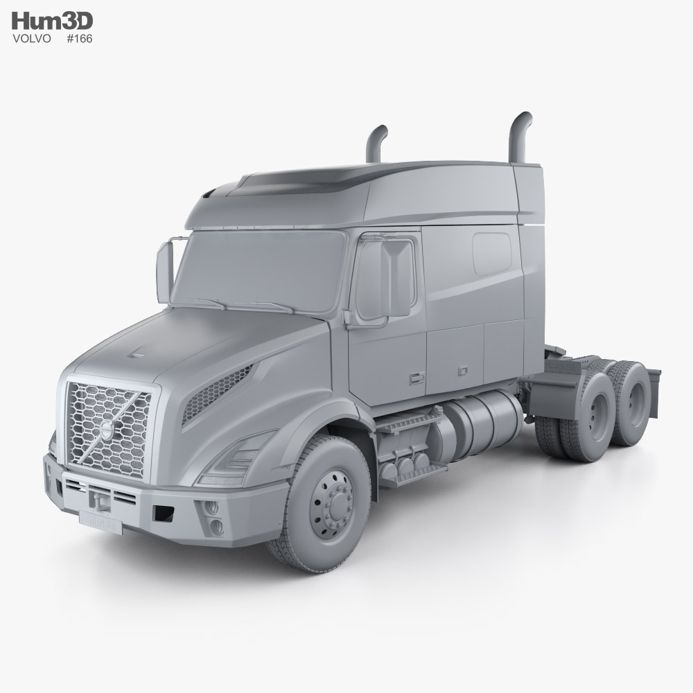 Volvo VNX 740 Tractor Truck 2023 3D model - Download Truck on 3DModels.org