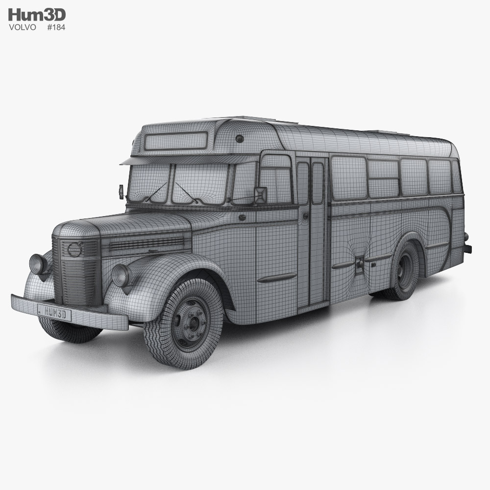 Autobús Volvo LV224 1956 Modelo 3D - Descargar Autobús on 3DModels.org