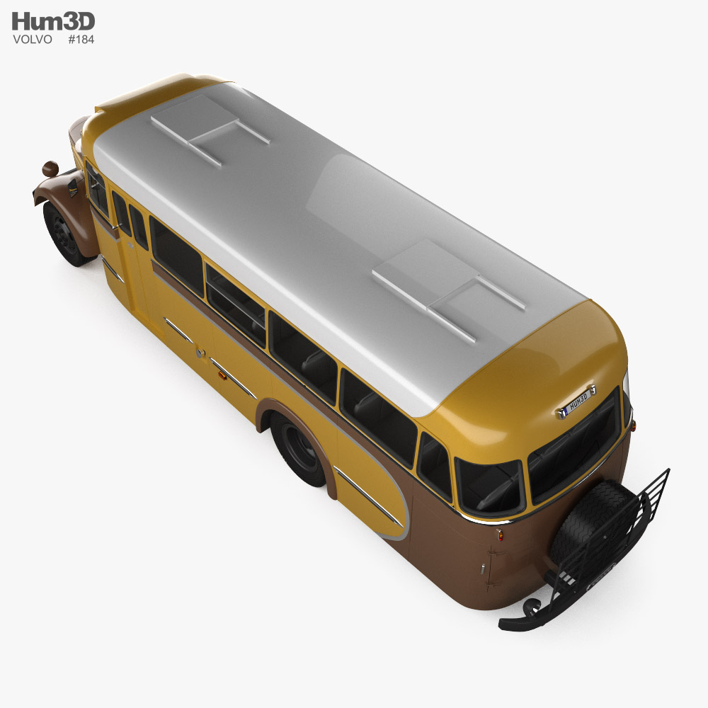 Autobús Volvo LV224 1956 Modelo 3D - Descargar Autobús on 3DModels.org