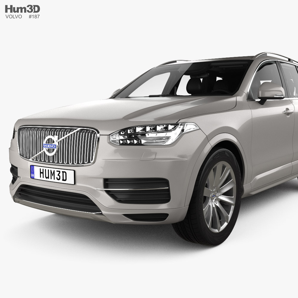 Volvo XC90 T5 con interior y motor 2018 Modelo 3D - Descargar Crossover ...