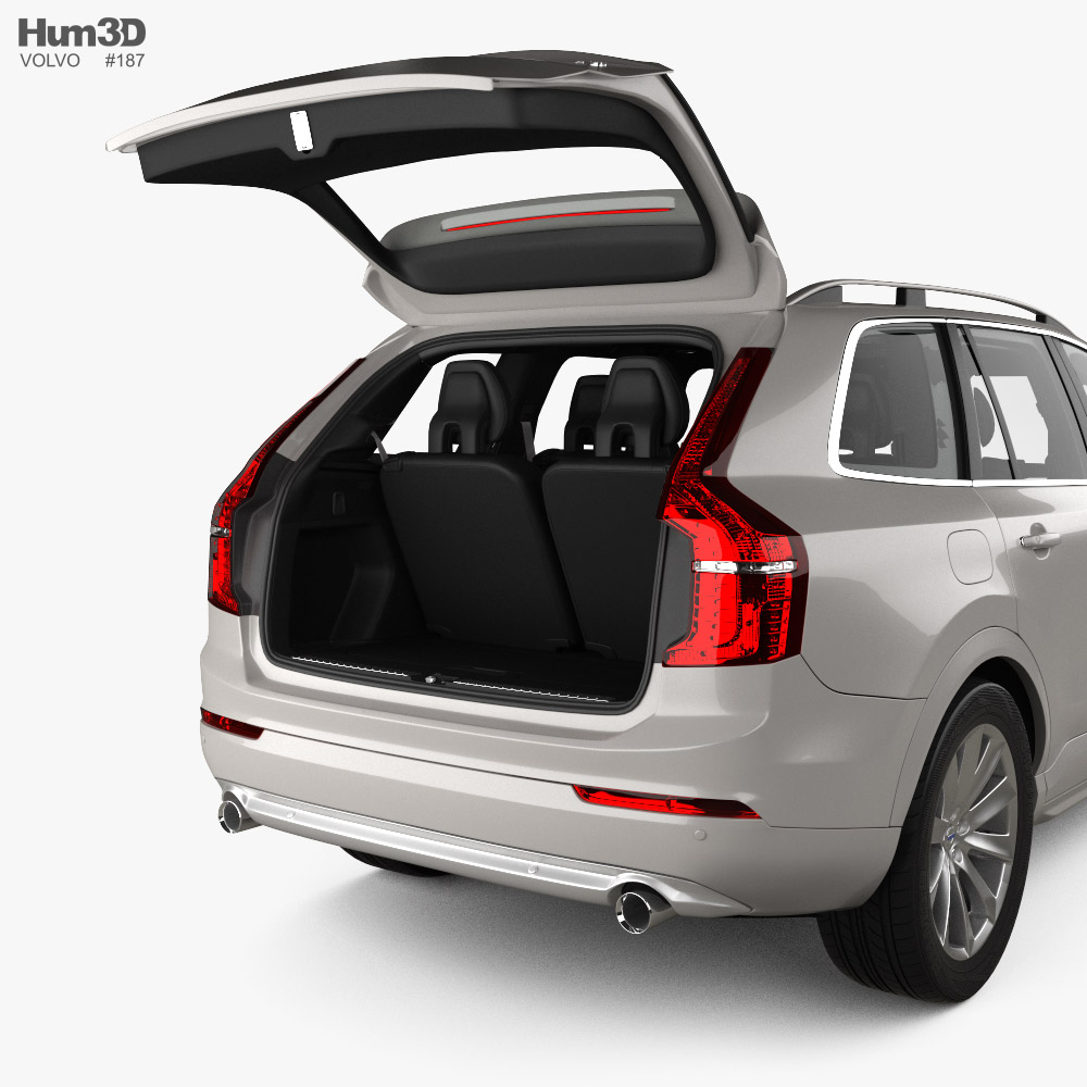 Volvo XC90 T5 con interior y motor 2018 Modelo 3D - Descargar Crossover ...