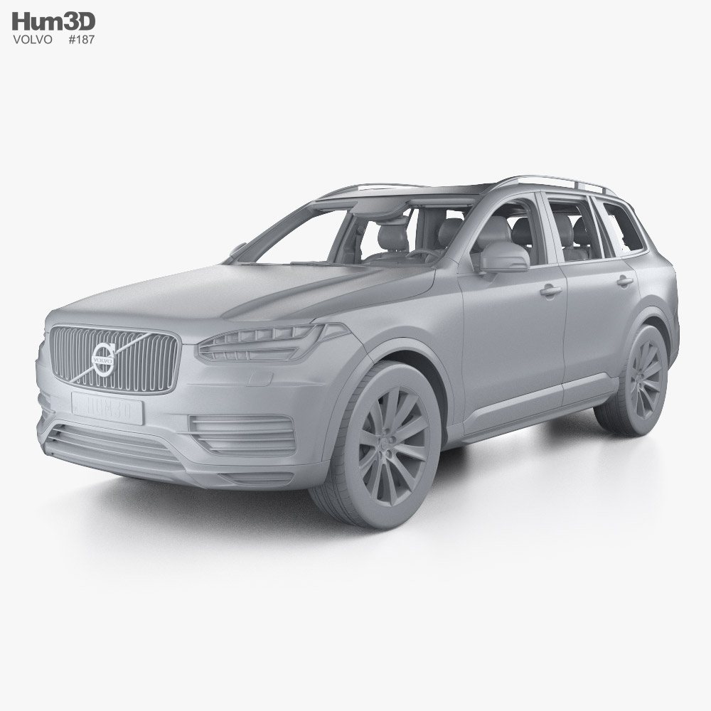 Volvo XC90 T5 con interior y motor 2018 Modelo 3D - Descargar Crossover ...