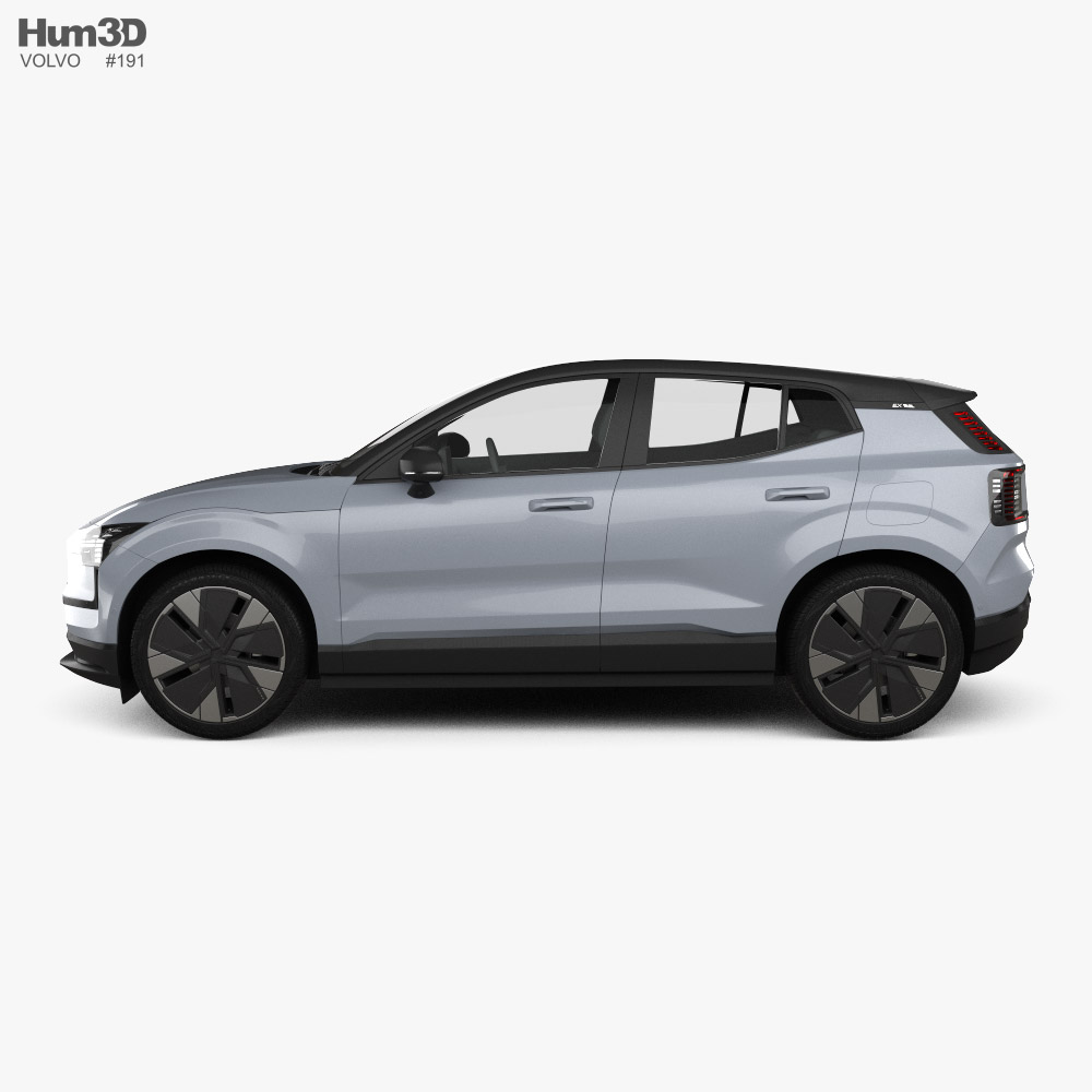 Volvo EX30 2025 Modelo 3D - Descargar Crossover SUV activado 3DModels.org