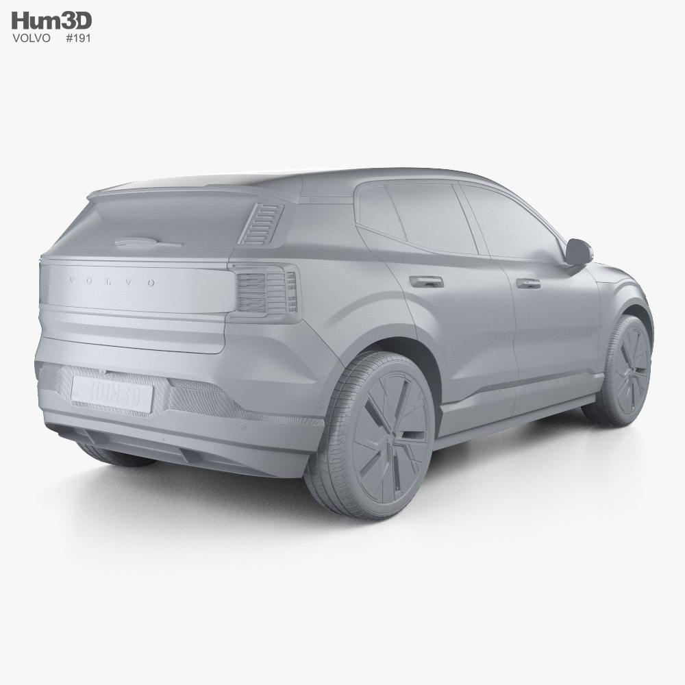 Volvo EX30 2025 Modelo 3D - Descargar Crossover SUV activado 3DModels.org