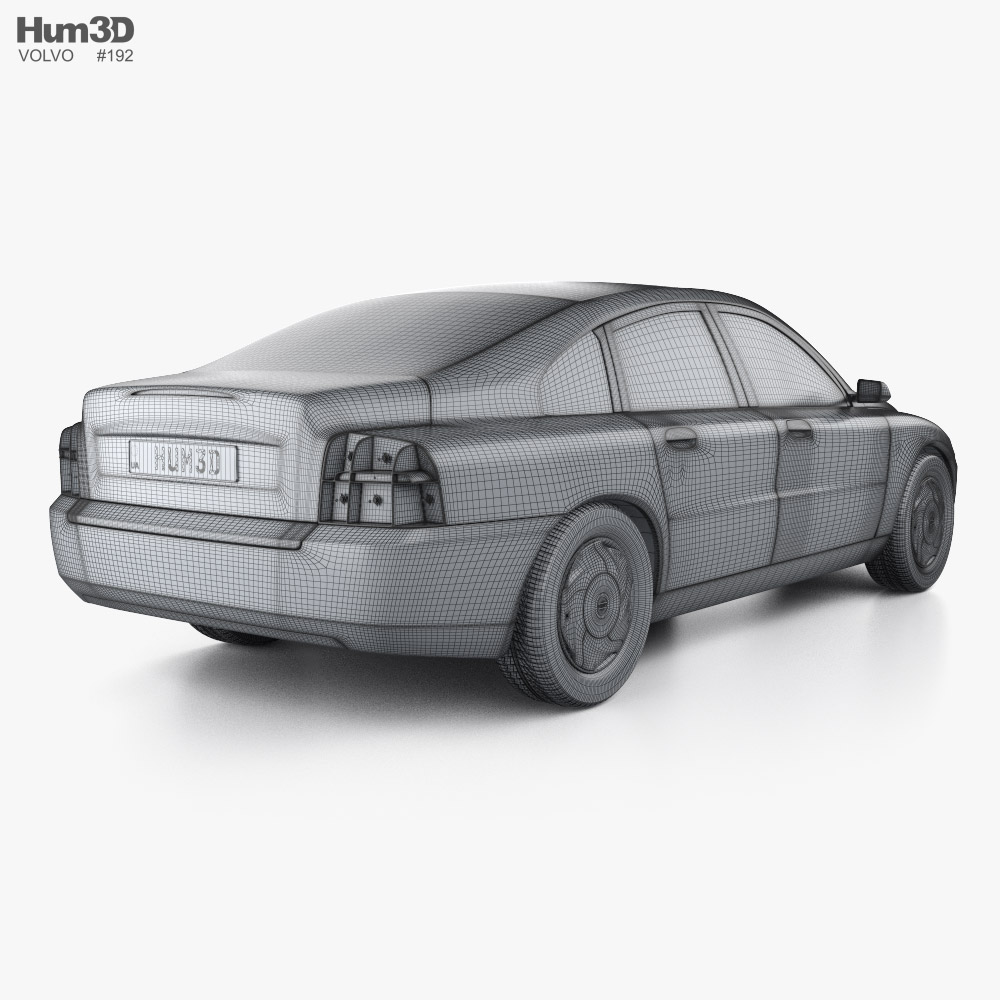 Volvo ECC 1995 3D模型 - 下载 Sedan on 3DModels.org