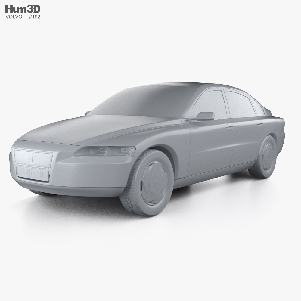 Volvo ECC 1995 3D model - Download Sedan on 3DModels.org