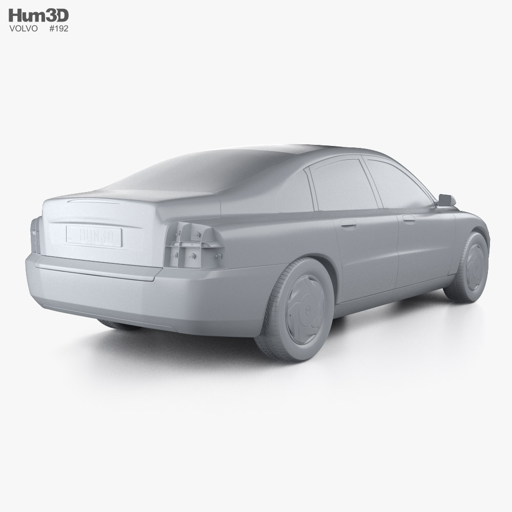Volvo ECC 1995 3D model - Download Sedan on 3DModels.org