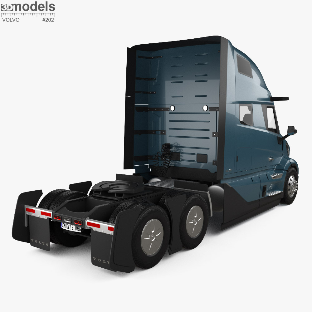 Volvo VNL 74″ Sleeper Cab High Roof Tractor Truck 2025 3D model ...