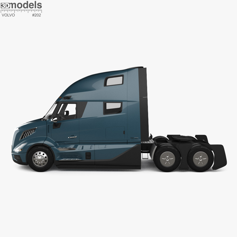 Volvo VNL 74″ Sleeper Cab High Roof Tractor Truck 2025 3D model ...