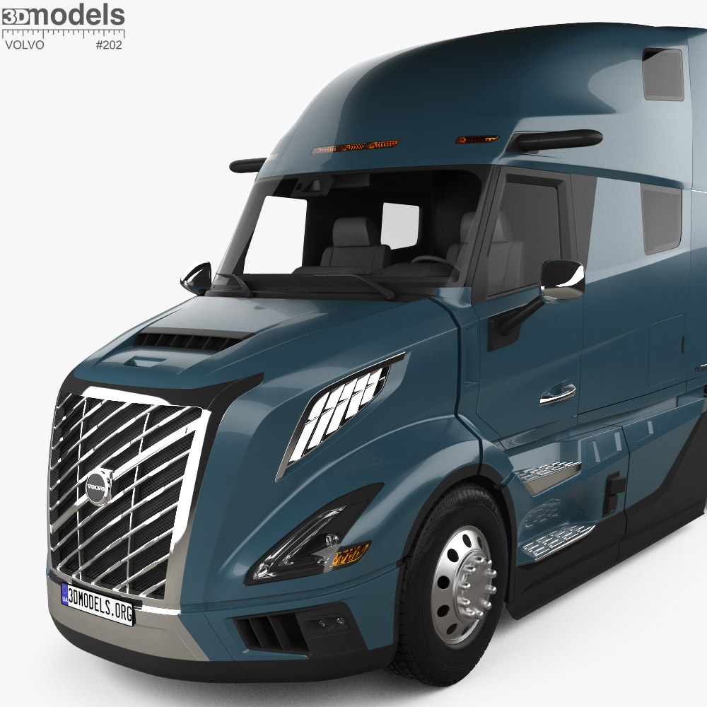 Volvo VNL 74″ Sleeper Cab High Roof Tractor Truck 2025 3D model ...