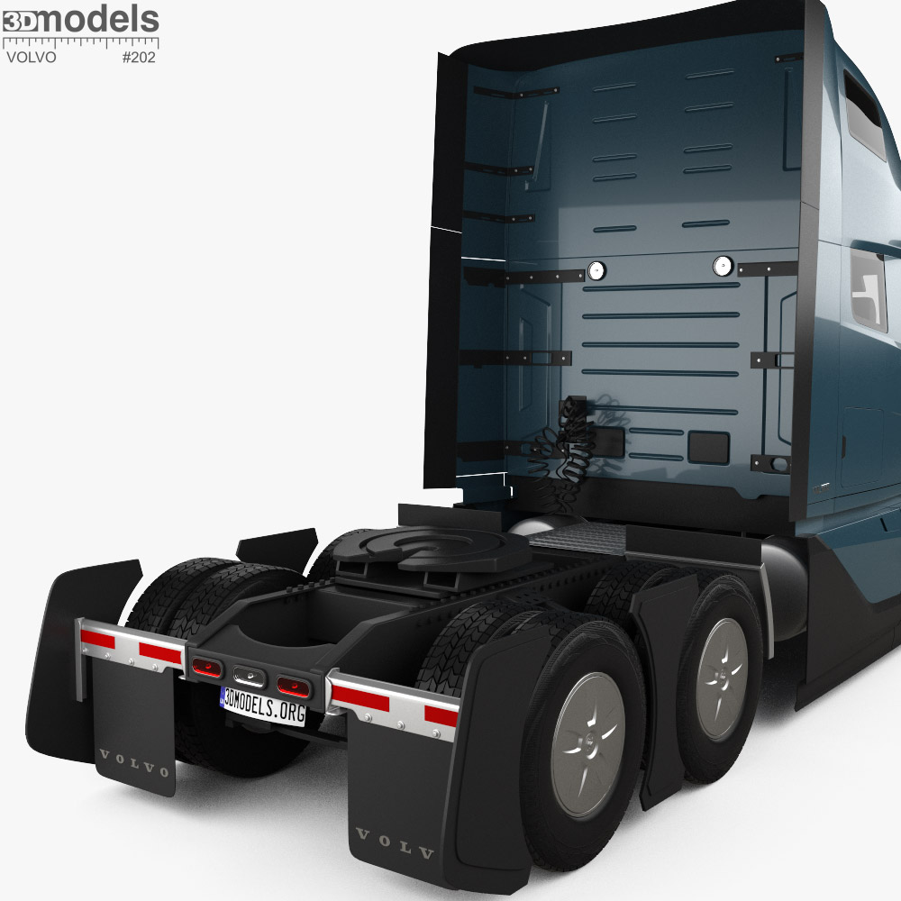 Volvo VNL 74″ Sleeper Cab High Roof Tractor Truck 2025 3D model ...