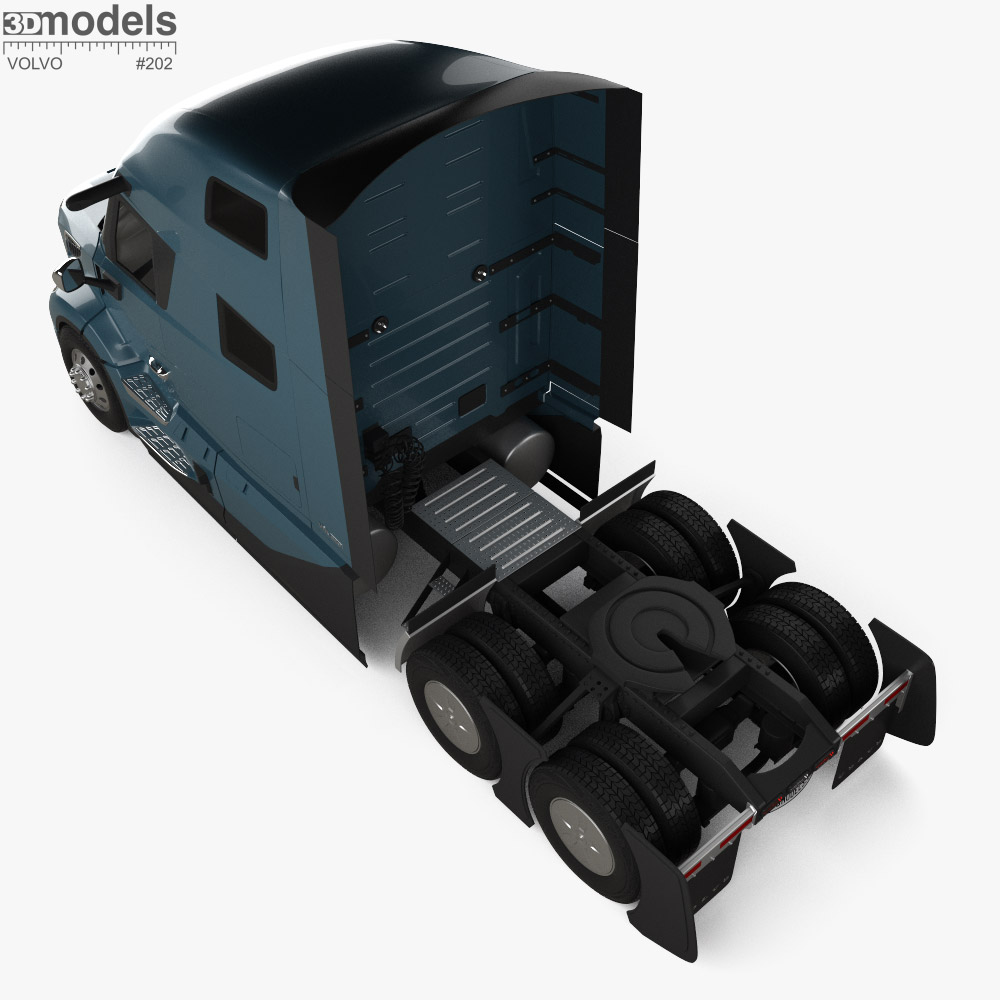 Volvo VNL 74″ Sleeper Cab High Roof Tractor Truck 2025 3D model ...