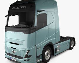 Volvo FH Aero Electric Tractor Truck 2025 3D model - Download Truck on ...