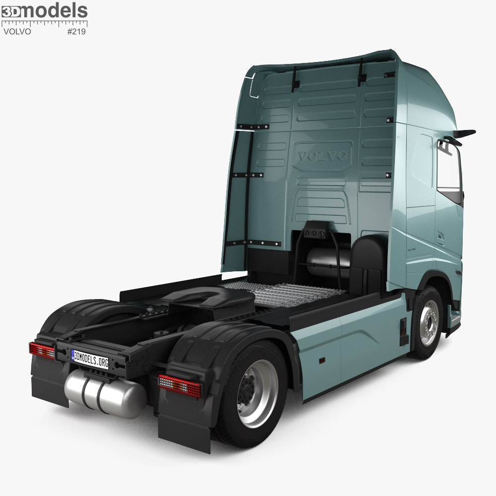 Volvo FH Aero Electric Tractor Truck 2025 3D model - Download Truck on ...