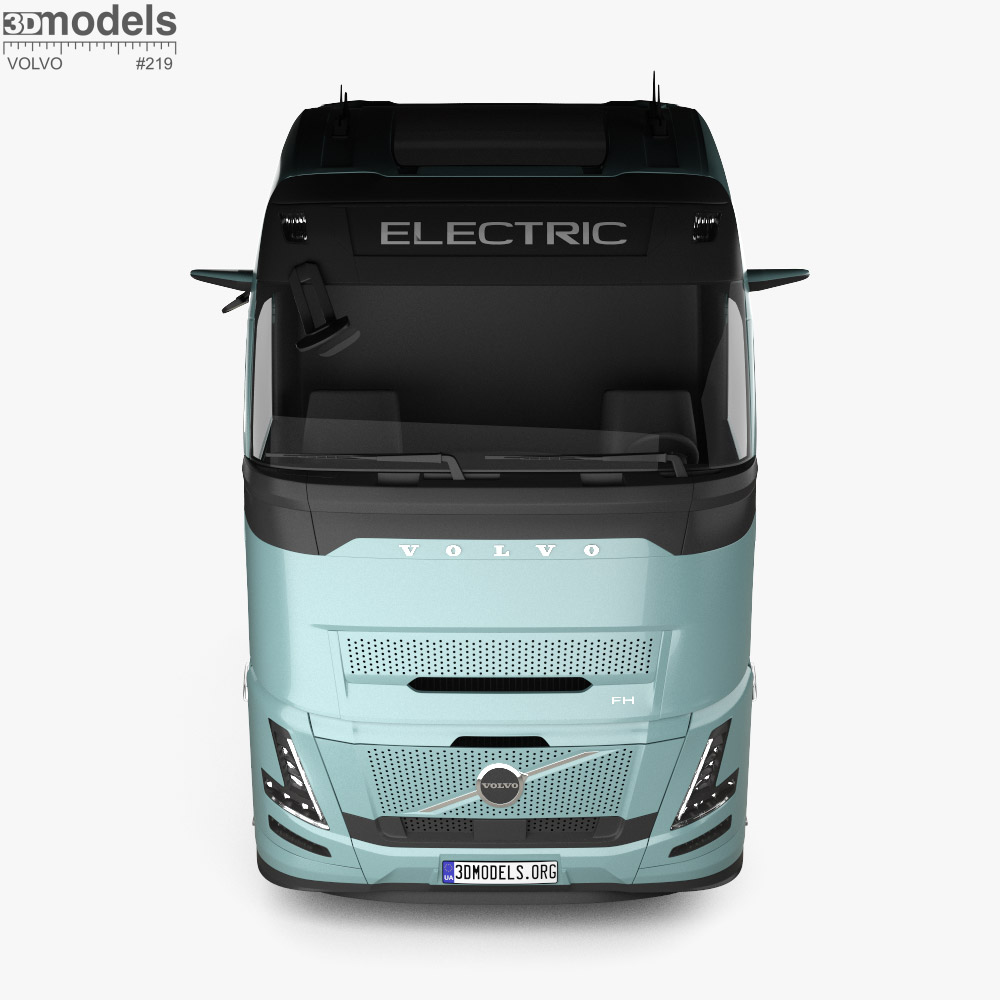 Volvo FH Aero Electric Tractor Truck 2025 3D model - Download Truck on ...