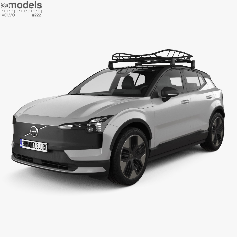 Volvo EX30 Cross 2025 Modelo 3D - Descargar Crossover SUV activado ...