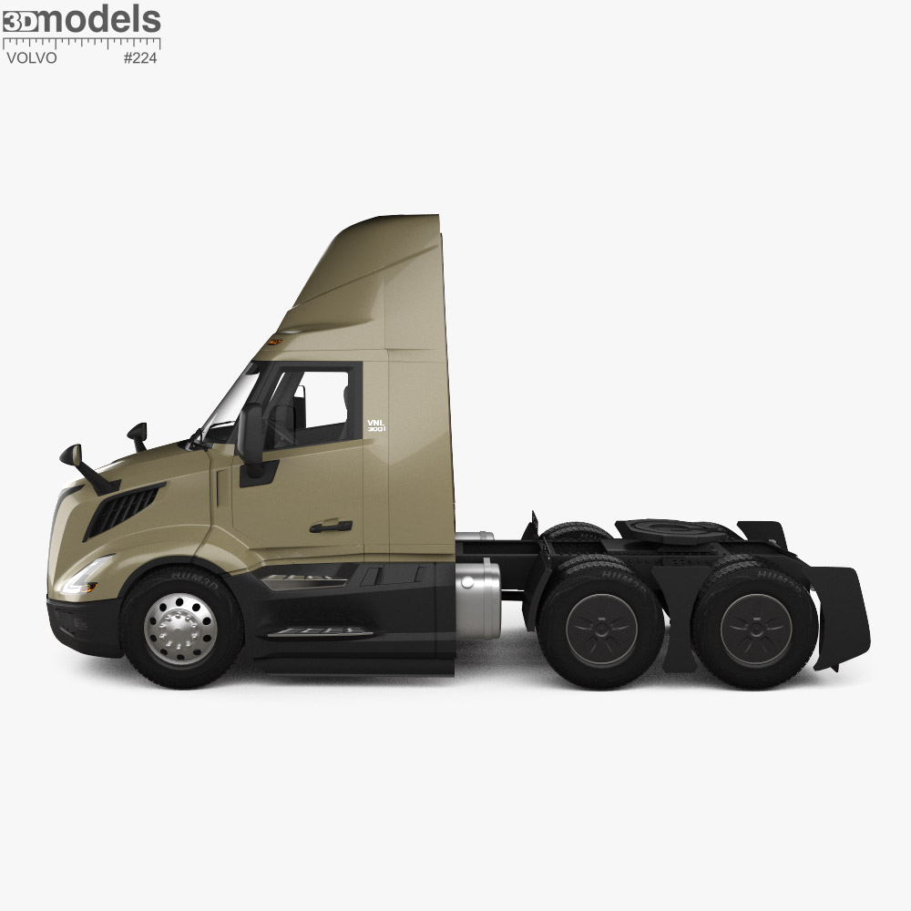 Volvo VNL 300 Day Cab High Roof Tractor Truck 2025 3D model - Download ...