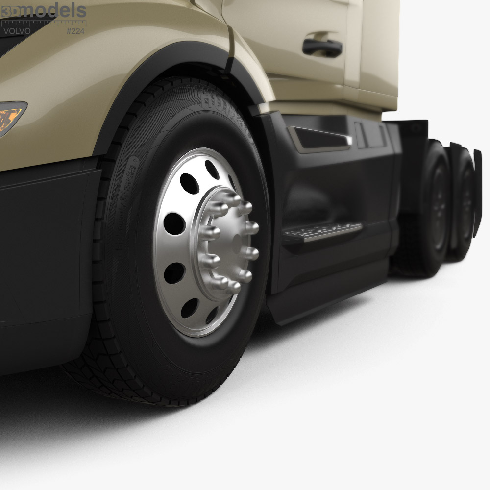 Volvo VNL 300 Day Cab High Roof Tractor Truck 2025 3D model - Download ...