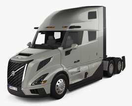 Volvo VNL 660 62″ Sleeper Cab High Roof Tractor Truck 2025 3D model ...