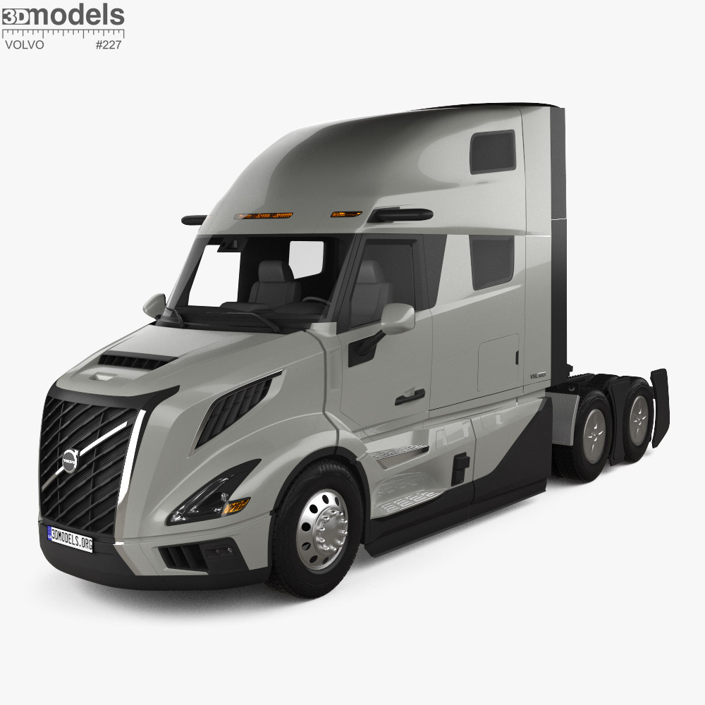 Volvo VNL 660 62″ Sleeper Cab High Roof Tractor Truck 2025 3D model ...