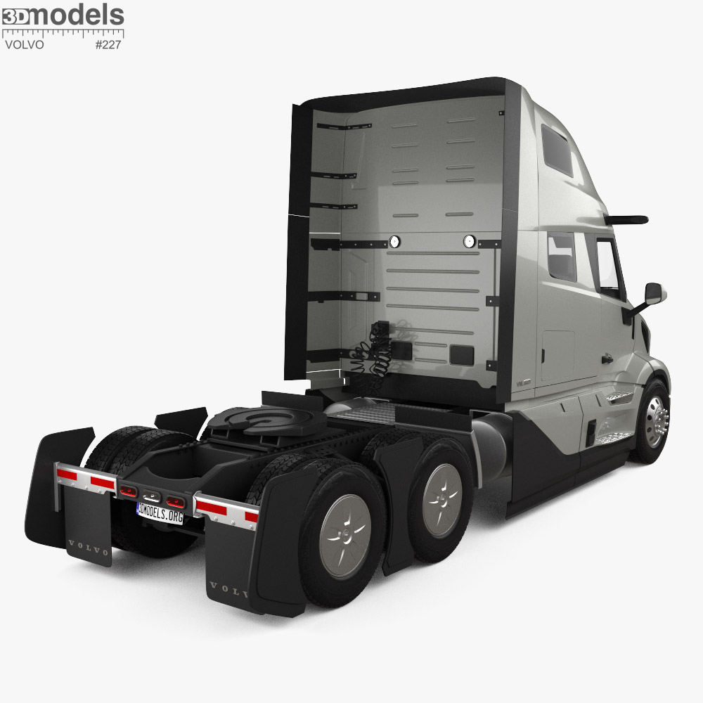 Volvo VNL 660 62″ Sleeper Cab High Roof Tractor Truck 2025 3D model ...