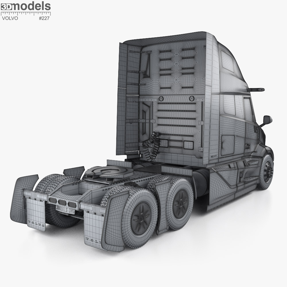 Volvo VNL 660 62″ Sleeper Cab High Roof Tractor Truck 2025 3D model ...