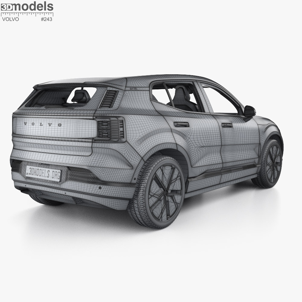 Volvo EX30 con interior y motor 2023 Modelo 3D - Descargar Crossover ...