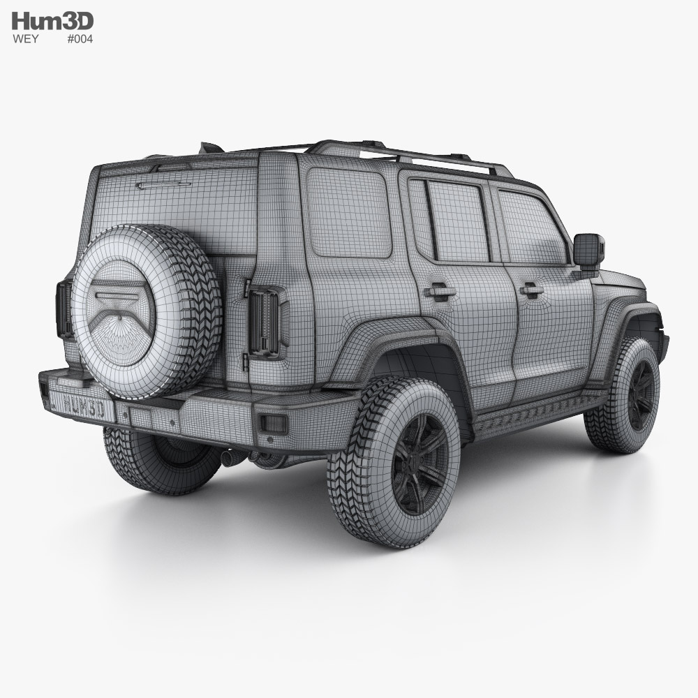 WEY Tank 300 2023 3D model - Download Crossover SUV on 3DModels.org