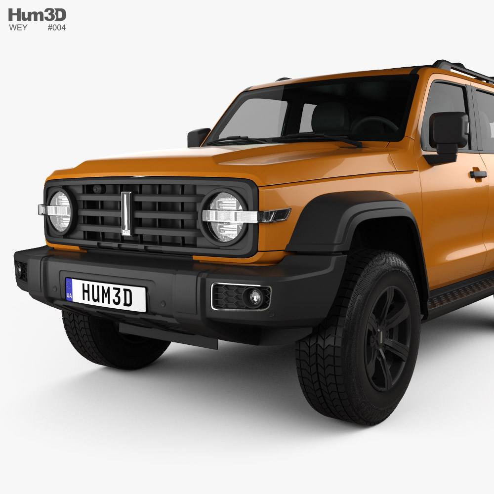 WEY Tank 300 2023 3D model - Download Crossover SUV on 3DModels.org