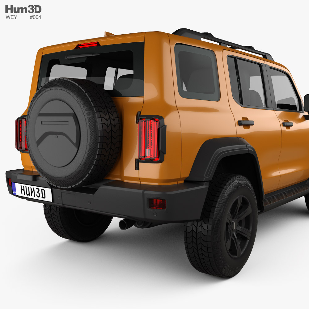 WEY Tank 300 2023 3D model - Download Crossover SUV on 3DModels.org