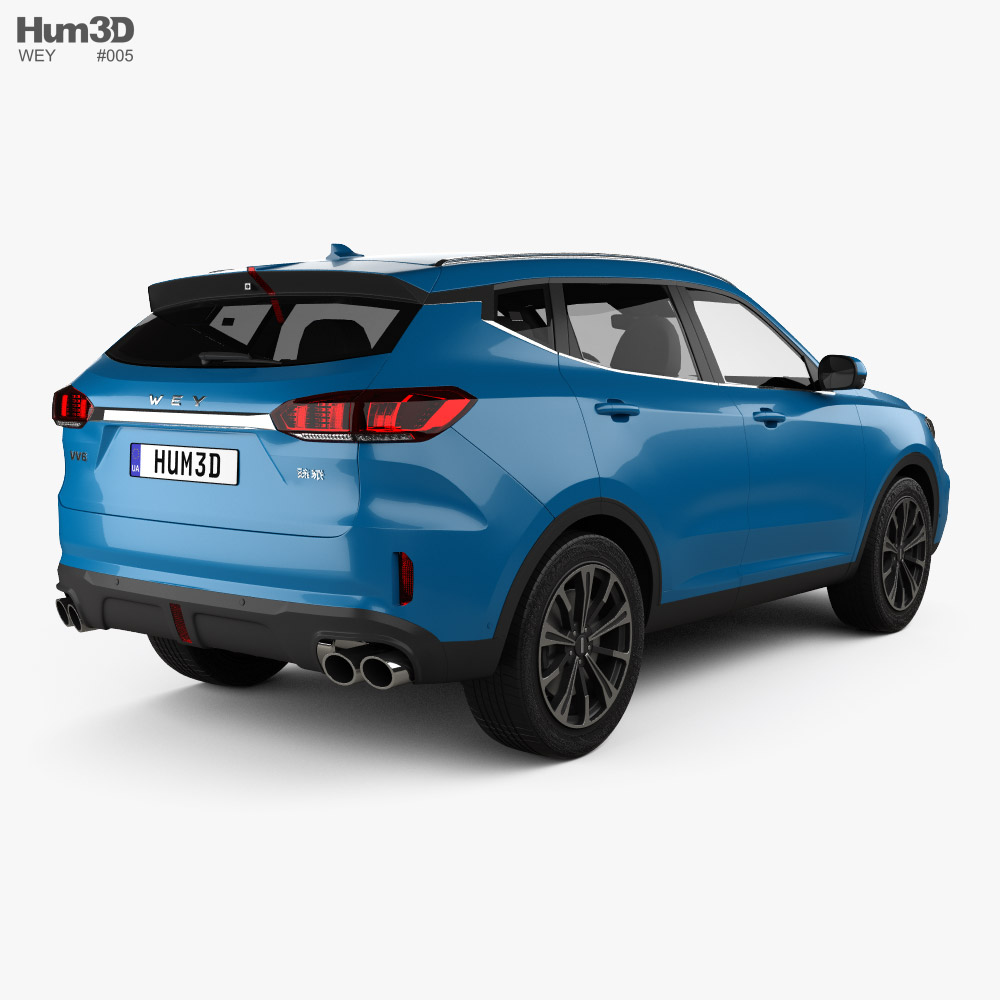 WEY VV6 2024 3D model - Download Crossover SUV on 3DModels.org