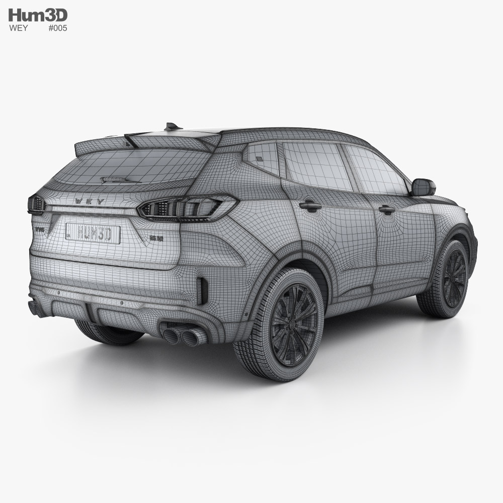 WEY VV6 2024 3D model - Download Crossover SUV on 3DModels.org