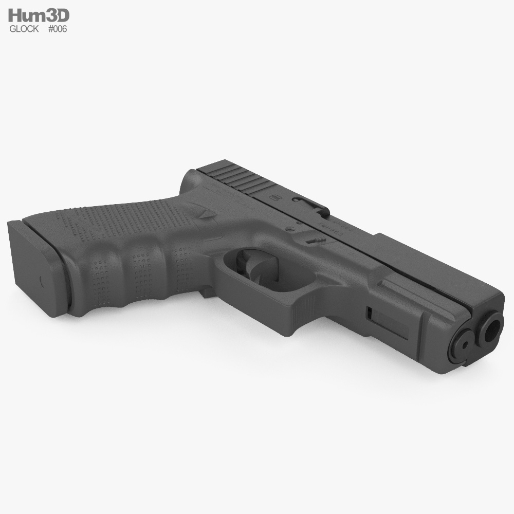 Glock 19 Gen4 3D model - Download Pistol on 3DModels.org